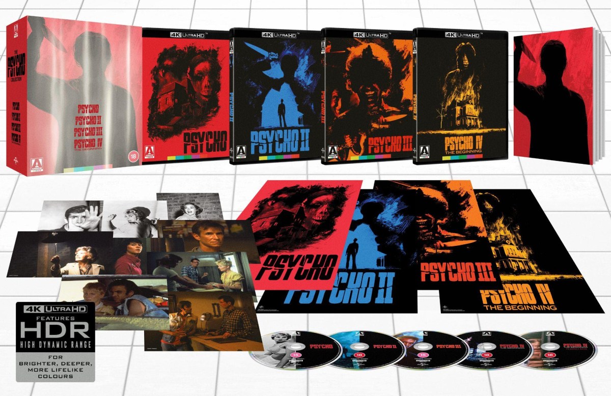 The Psycho Collection, for the first time in the UK on 4K UHD and Blu ...