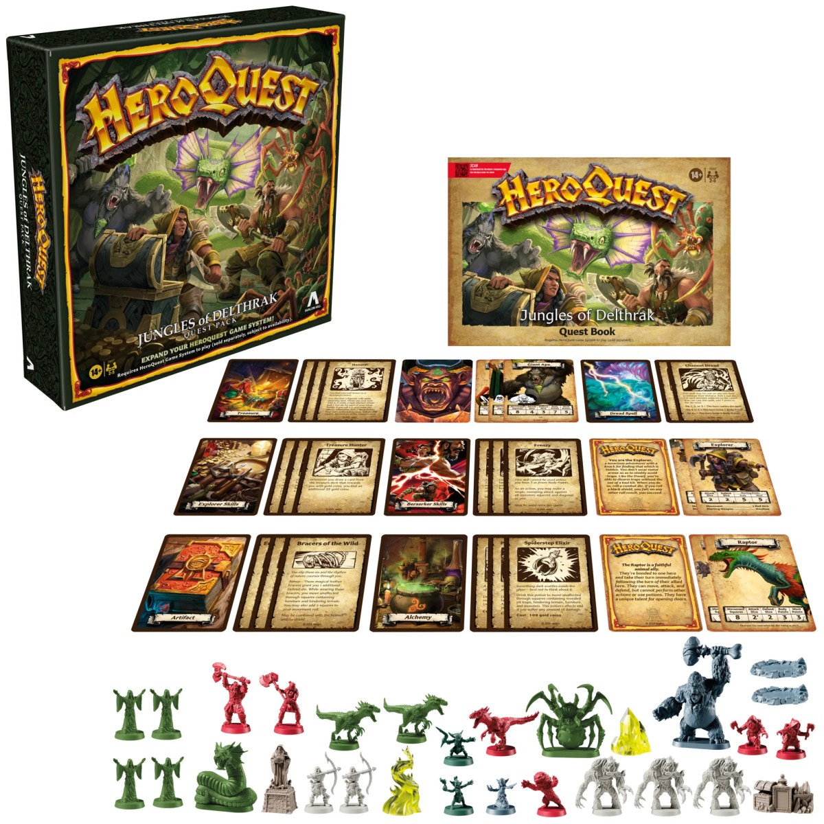 Avalon Hill’s HeroQuest Jungles of Delthrak Quest Pack Ready for ...